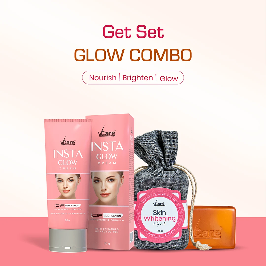 Ideal Glow Combo - Whitening Soap and Glow Cream - VCare