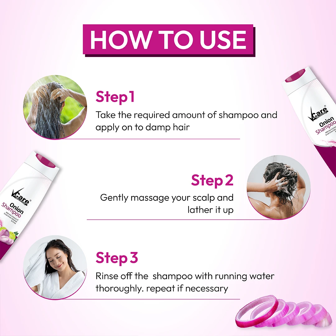 Best Small Onion Shampoo for Hair Growth – VCare Products