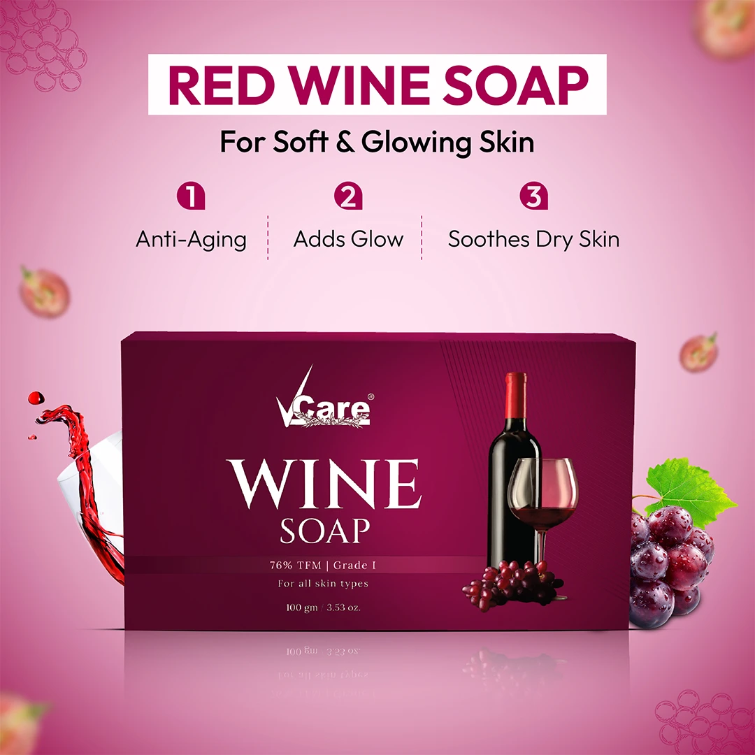 Get VCare Saffron Soap for Glowing Skin & Anti-Aging