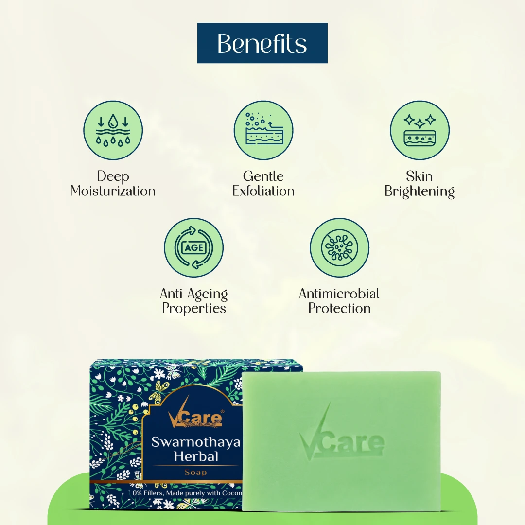 Best 100% Handcrafted - Swarnothaya Herbal Soap - Pack of 2