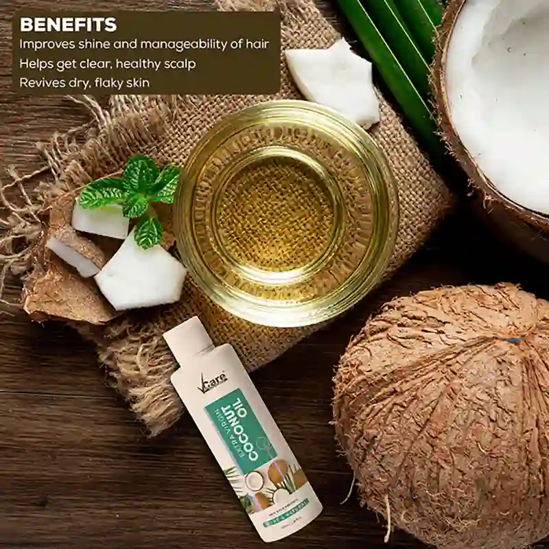 Pure Virgin Coconut Oil - Cold Pressed for Hair and Skin